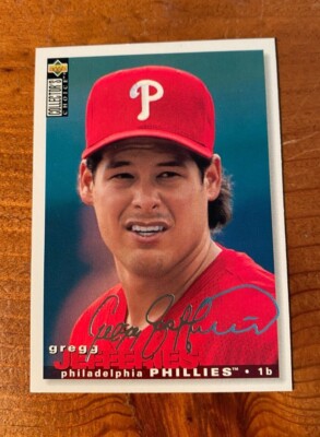 1995 Upper Deck Collector's Choice Gregg Jefferies #360 Silver ...