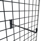 Black Grid Mesh Hooks Single Prong Shop Display | eBay UK
