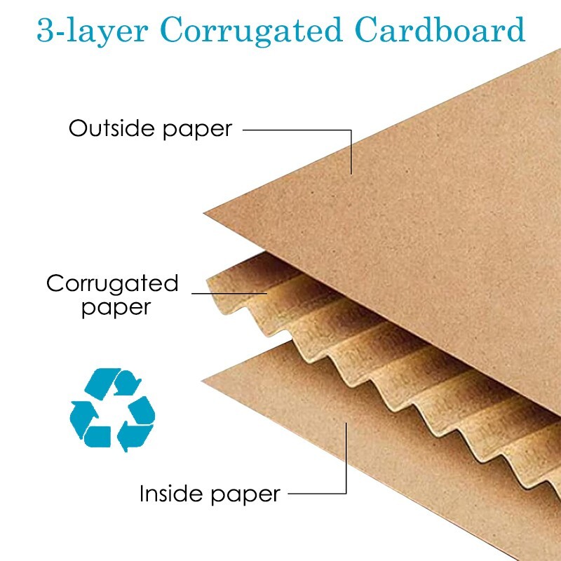 10x10x10 inch corrugated box (5 packs) Perfect for Packaging, Moving ...