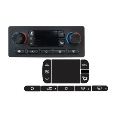 FOR 03-06 GM CHEVROLET AC CLIMATE CONTROL BUTTON REPAIR DECALS TAHOE ...