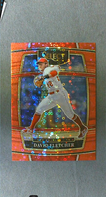 2022 Panini Select Red Disco Prizm #65 David Fletcher Angels | eBay