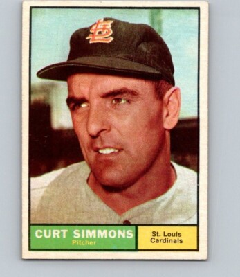 1961 TOPPS BASEBALL #11 CURT SIMMONS NRMT ND | eBay