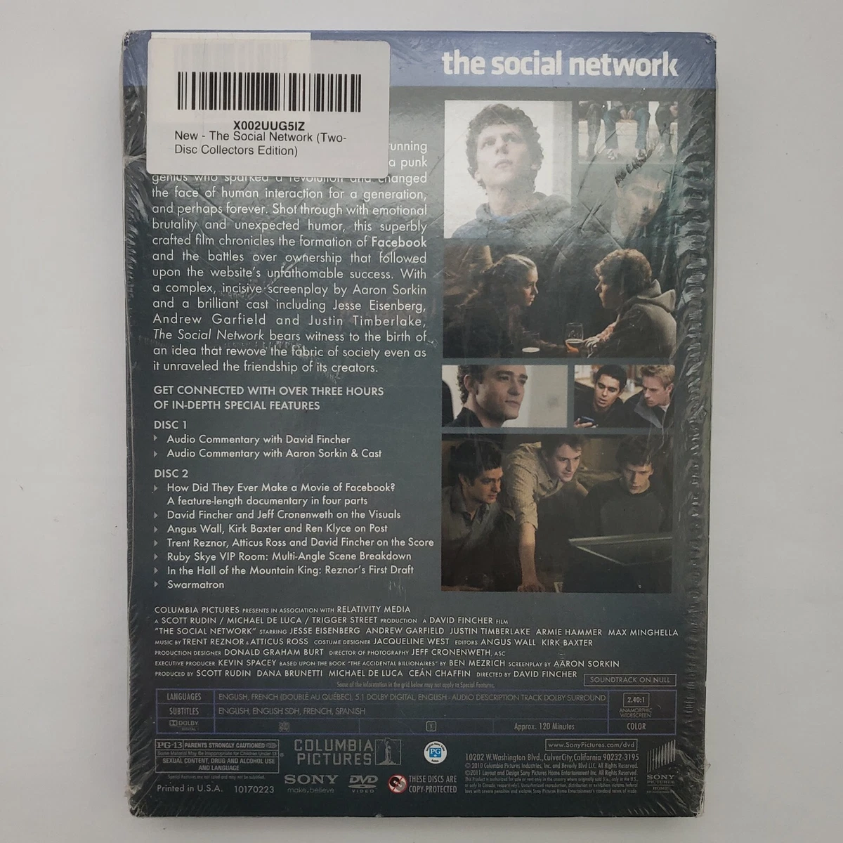 The Social Network Dvd Cover English