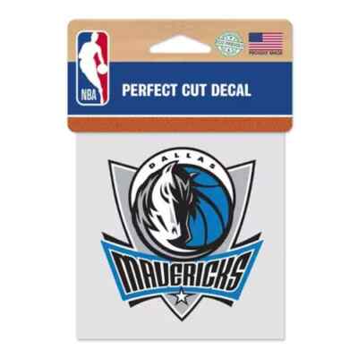 NBA Dallas Mavericks Logo on 4"x4" Perfect Cut Decal Single by WinCraft ...