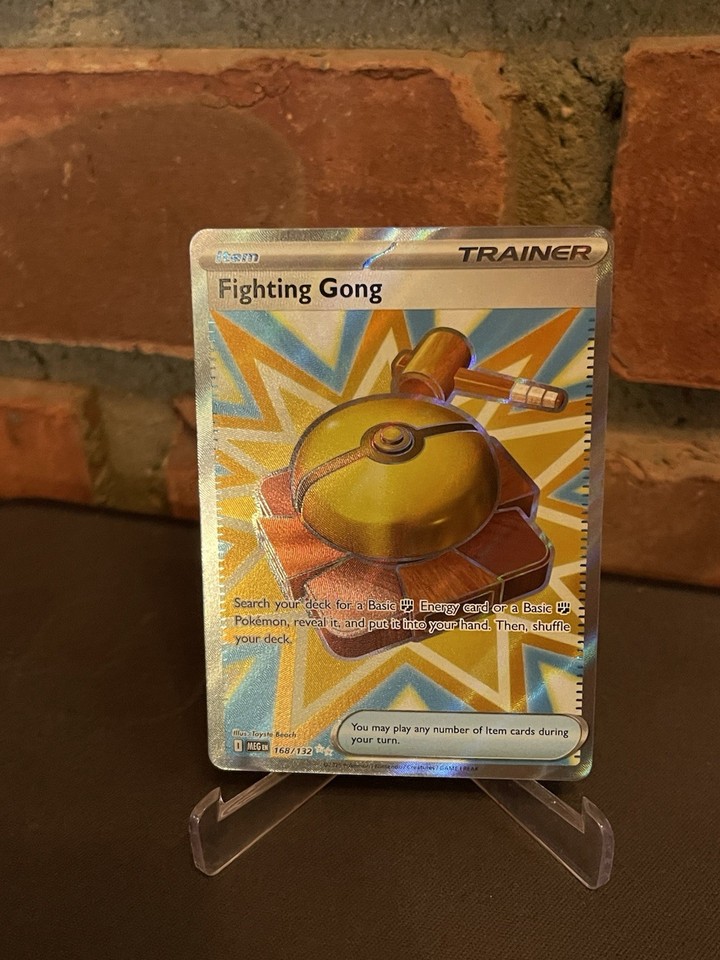 Fighting Gong 168/132 Ultra Rare Full Art Pokemon Mega Evolution ENG NM ...