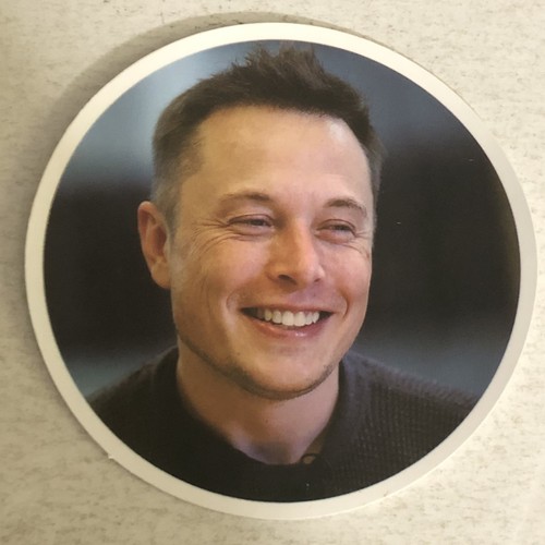 Elon Musk Sticker Decal Happy Elon Smiling | eBay