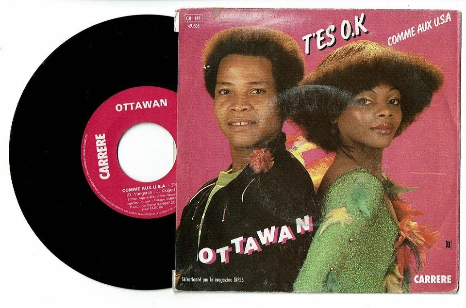 Ottawan Vinyl 45 RPM Sp 7 " T'Es O.K Ok Comme Aux U.S.A.1980 Carrere ...