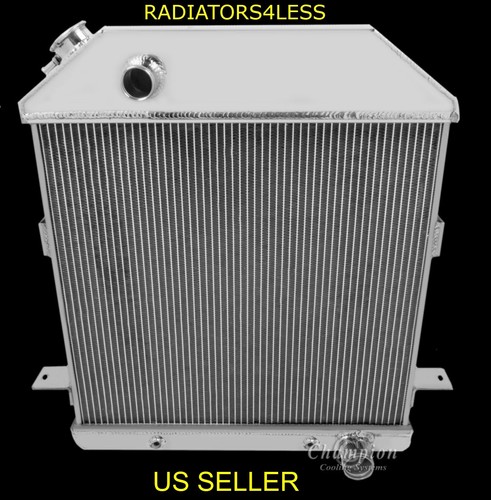 CHAMPION 4 ROW ALUMINUM RADIATOR 39 40 41 FORD CAR SEDAN MERCURY CHEVY ...