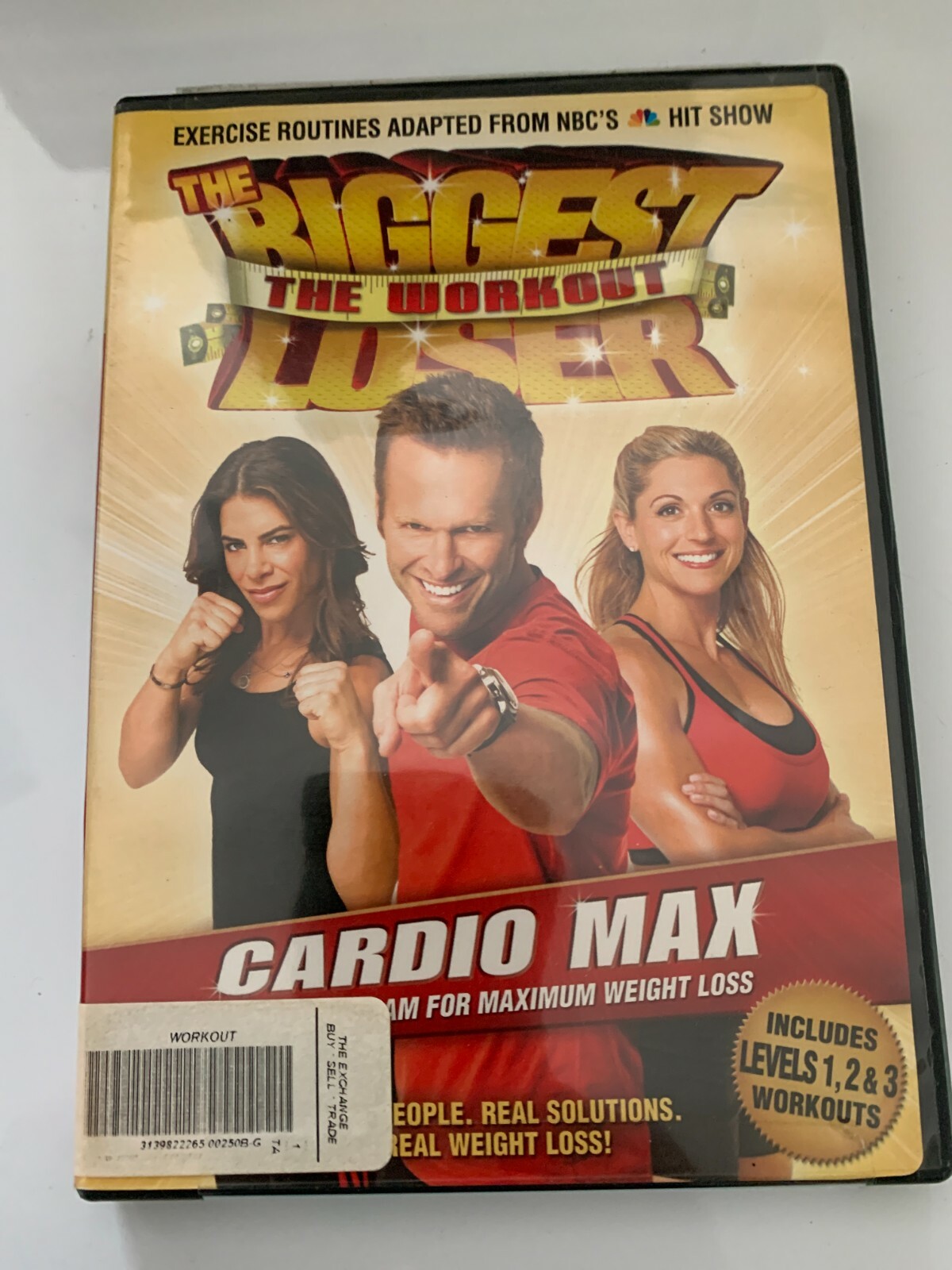 The Biggest Loser Workout Cardio Max (DVD, 2007) Exercise Levels 1 2 & 3 | eBay