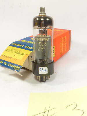 one EL36 Philips Miniwatt Dario tested & boxed audio power triode tube ...