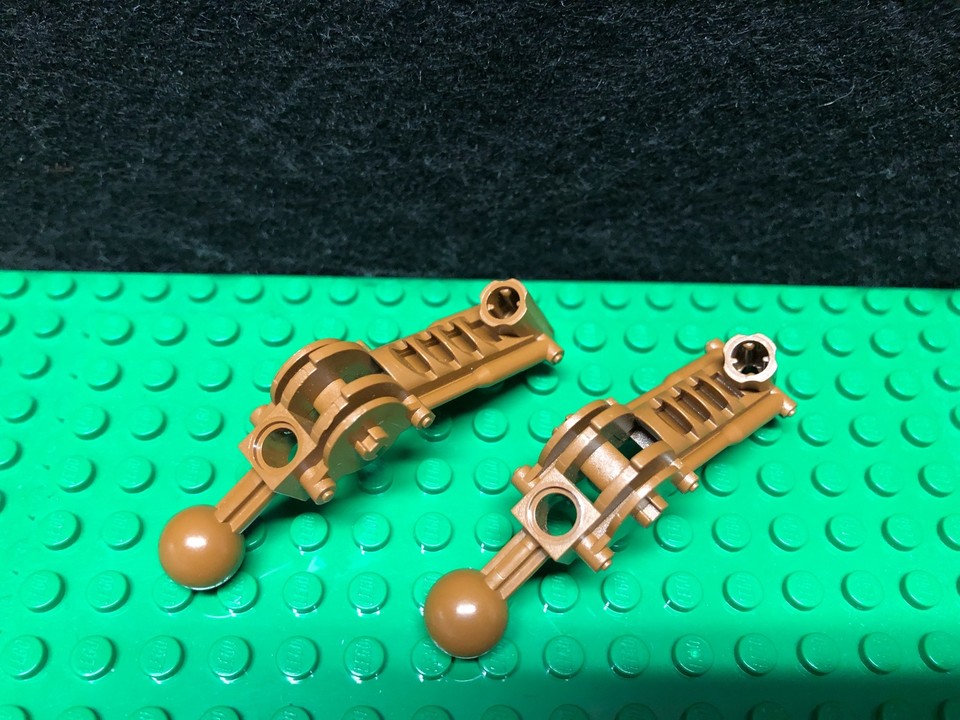 BIONICLE Lego Brand Ball Joint 5x7 Arm dual axle hole x240 32476 Lt ...