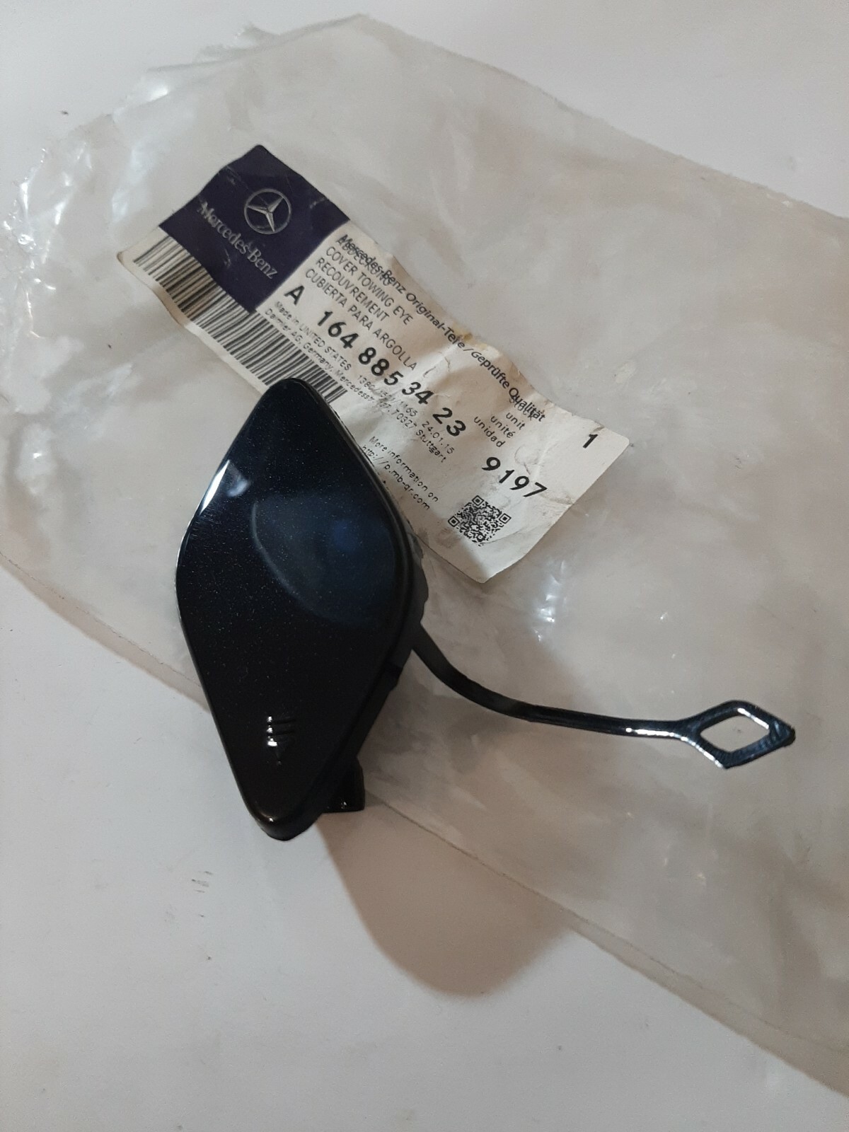 MERCEDES W164 ML TAPPO GANCIO TRAINO PARAURTI ANTERIORE OEM A1648853423 ...