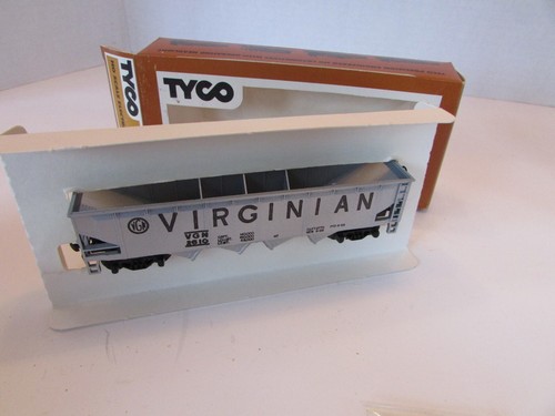 Tyco 344C:250 Virginian Non-operating Hopper Car HO Silver Boxed E2 | eBay