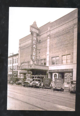 REAL PHOTO ROME NEW YORK DOWNTOWN THEATRE OLD CARS NY POSTCARD COPY | eBay