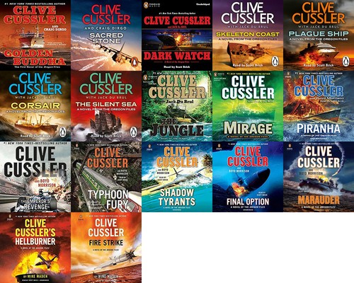 The OREGON FILES Series By Clive Cussler (17 Audiobook 221 hr ...