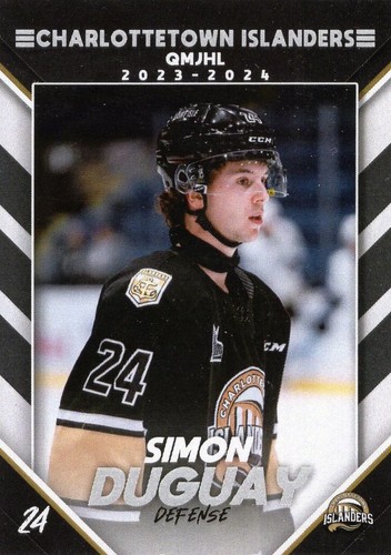 2023/24 Charlottetown Islanders - SIMON DUGUAY | eBay