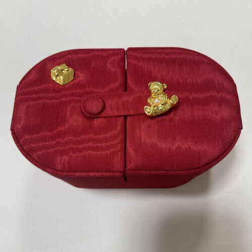 MIKIMOTO Jewelry Box Red Gold bears with pearls [EXC] limited From ...