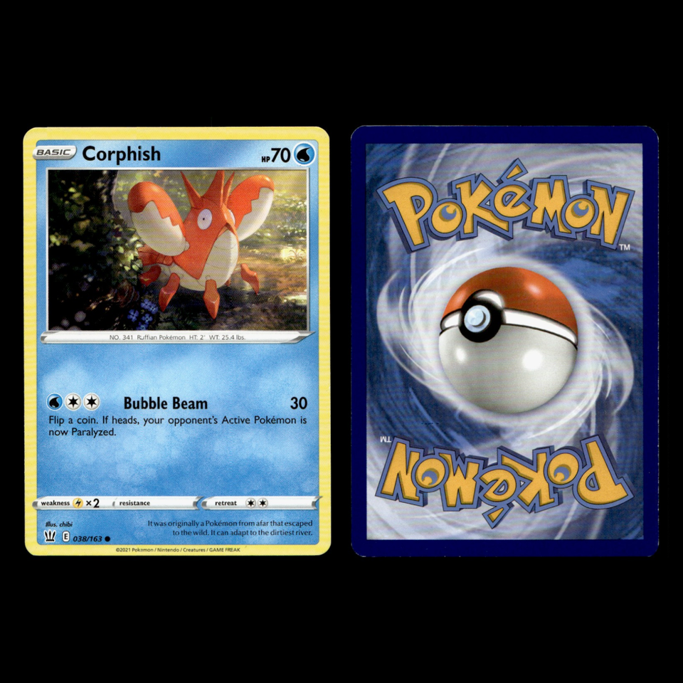 6x Lot Corphish Crawdaunt Pokemon Cards Collection Set Deck Building ...