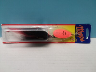 Mepps - Musky Killer - Spinner Lure - Hot Orange & Blk & Red - 3/4oz ...