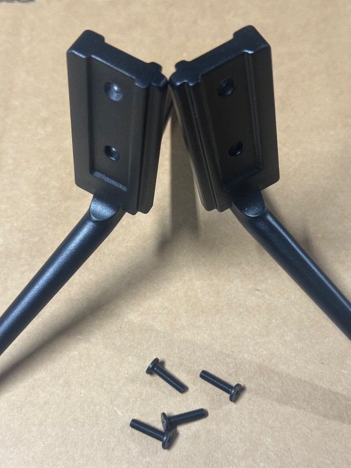 55" VIZIO M557-G0 GO BLACK BASE STAND FEET LEGS WITH SCREWS M557-GO #3 ...