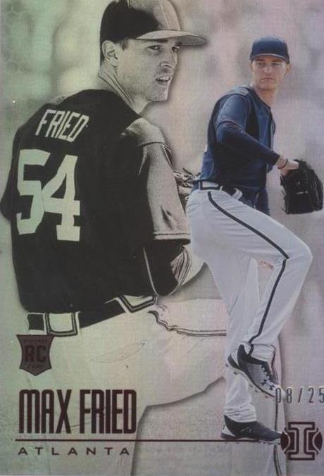 2018 Panini Chronicles - Illusions Max Fried #23 Trophy Collection Red ...