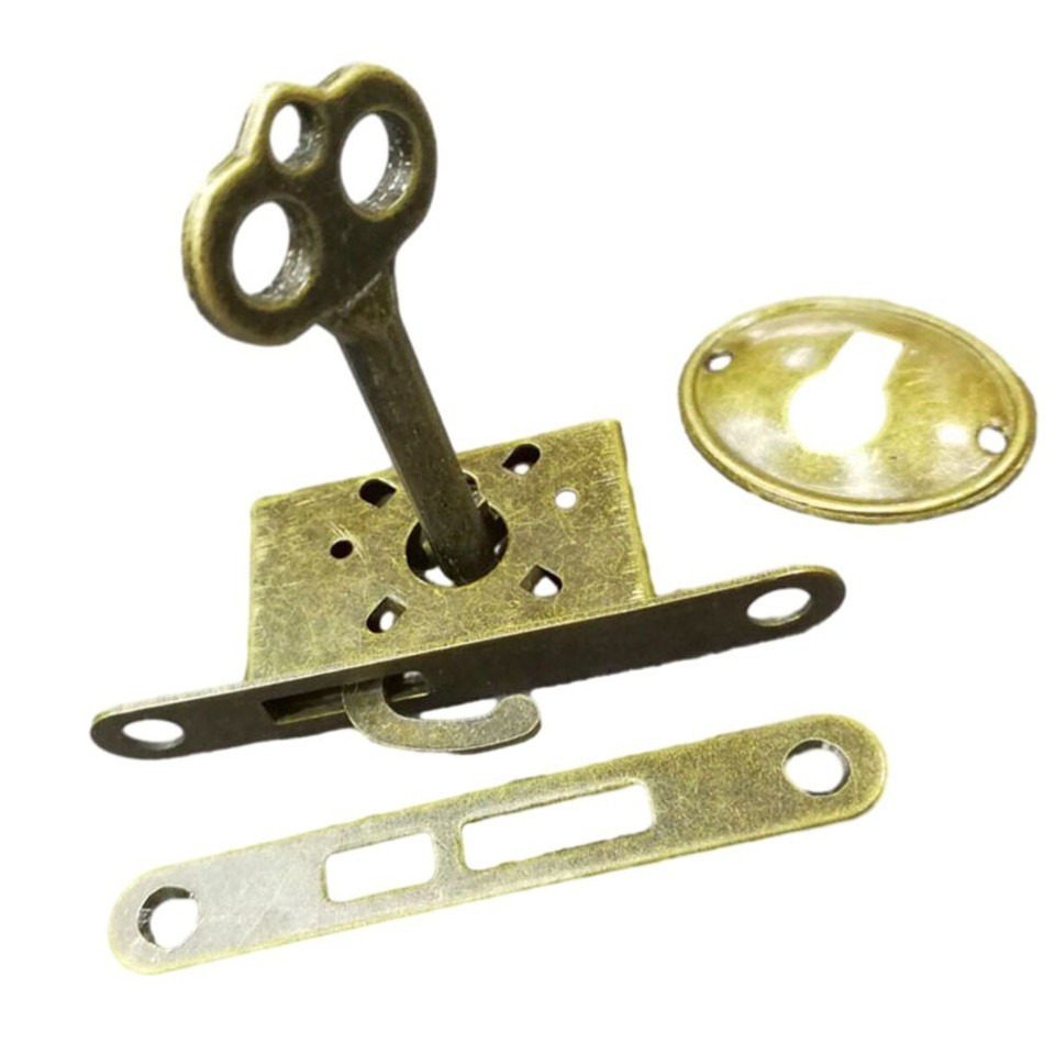 Antique Drawer Lock Retro Lock Wardrobe Drawer Lock File Lock Retro ...