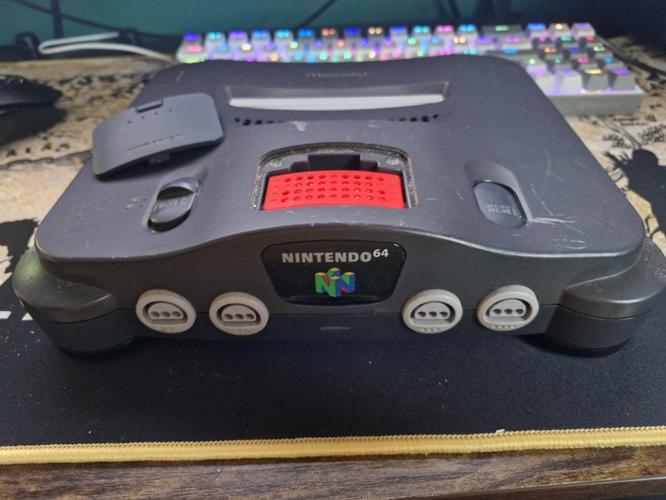 NINTENDO 64 Console plus N64 4MB MEMORY EXPANSION PAK PACK no leads ...