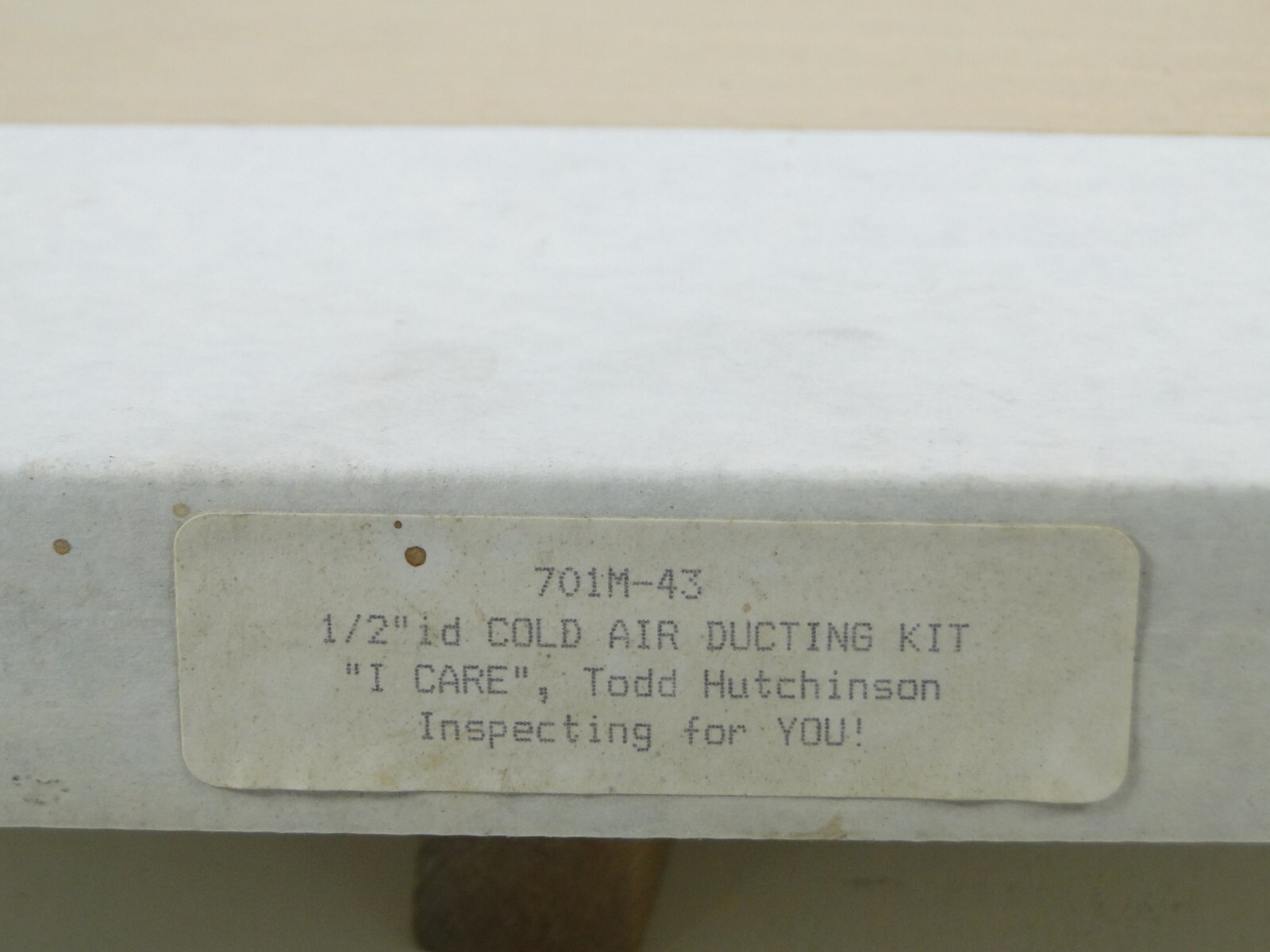 ITW Vortec 5/8od X 1 Cold Air Duct Kit 701m-43 for sale online | eBay