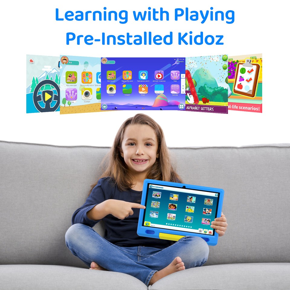 AEEZO Kid Tablet 7/8/10.1 inch Android 14 Quad Core 8GB + 64GB;1TB ...