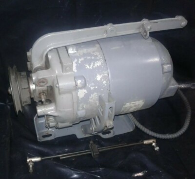 Vintage SINGER Industrial Sewing Machine Clutch Motor. 3500 RPM. 1/2hp ...