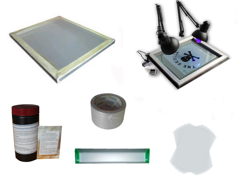 TECHTONGDA Screen Printing Plate Making Tool Exposure Unit Material Kit ...