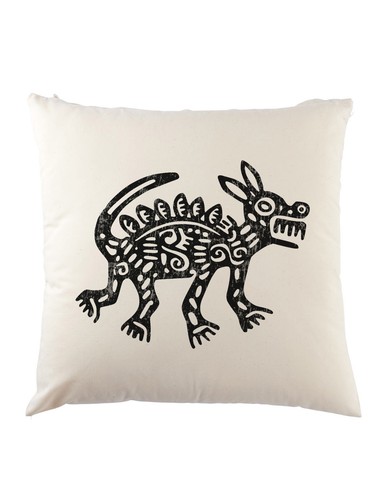 Aztec Dog Dekokissen Aztecs Tattoo American Indians Tribe Symbol Sign ...