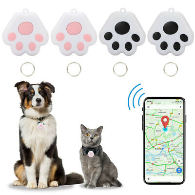 Waterproof Pet Dog Cat Bluetooth GPS Locator Tracker Tracking Anti-Lost ...