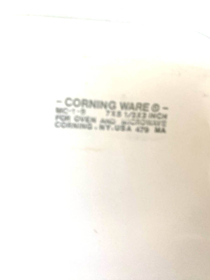 Corning Ware Wild Flower Baking Dish With Pyrex Lid 7”x5.5”x2” MC-1-C & MC-1-B | eBay