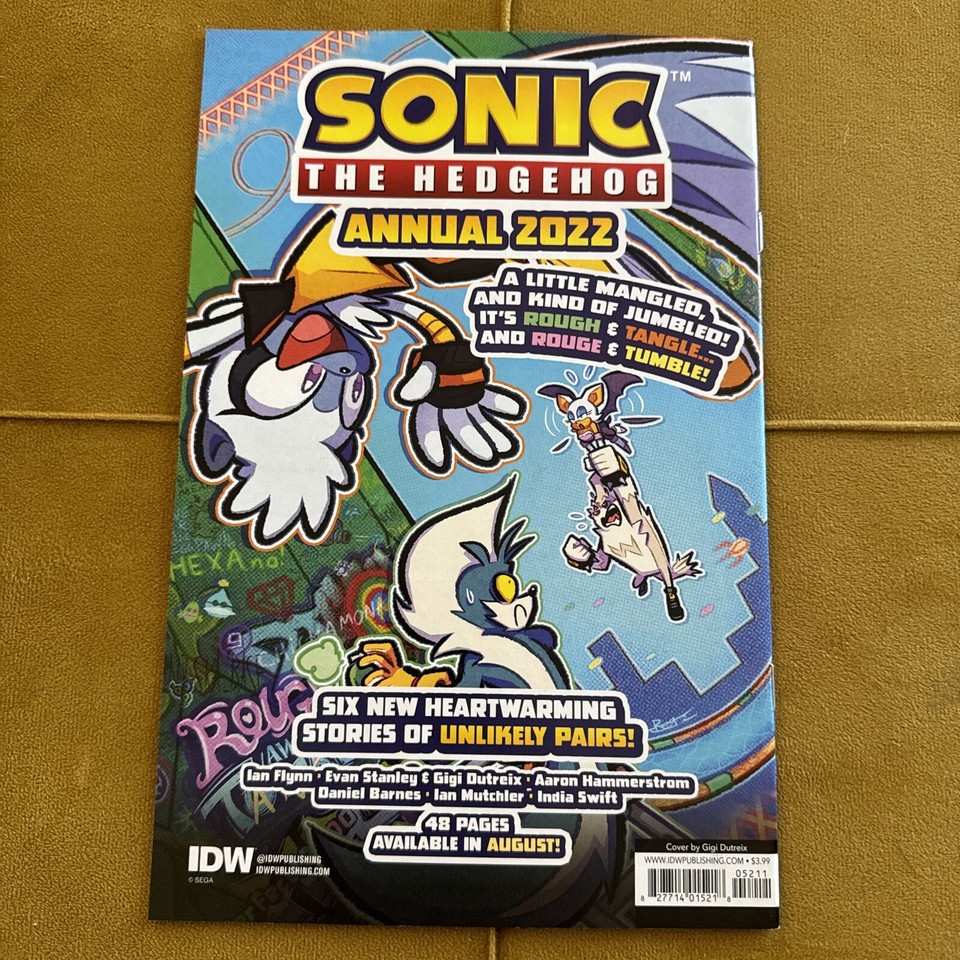 Sonic The Hedgehog #52 Gigi Dutriex Cover IDW Publishing 2022 ...