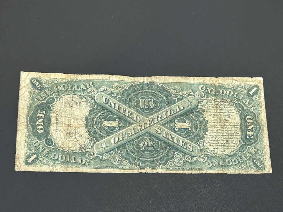 1917 $1 Legal Tender LARGE Note ***SAWHORSE*** US Bill LOW Shipping ...