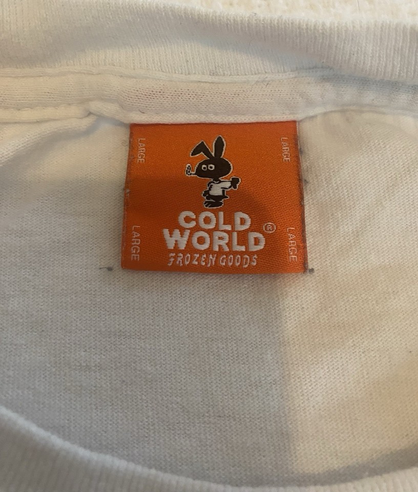 Cold World Trust No One T Shirt Size Large White | eBay