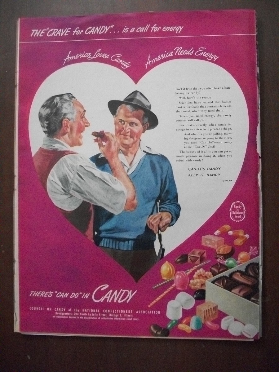 Magazine Ads For Candy