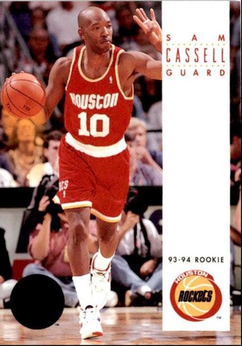 1993-94 SkyBox Sam Cassell Rookie Houston Rockets #228 | eBay