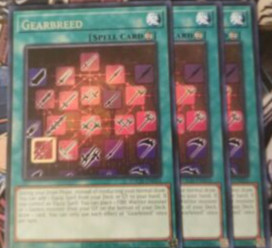 Yu-Gi-Oh! - 3X Gearbreed - TOCH-EN016 - Rare - UL - NM/M - NEW | eBay