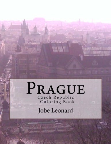 Prague, Czech Republic Coloring Book: Color way through the streets of ...