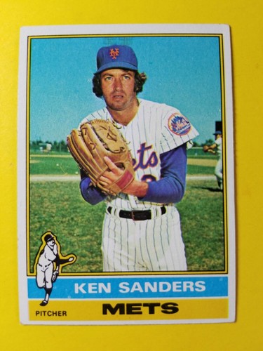 VINTAGE KEN SANDERS #291 NEW YORK METS - 1976 TOPPS MLB BASEBALL | eBay