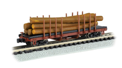 Bachmann N ACF 40' Log Car 1935-1960 Version 18352 | eBay