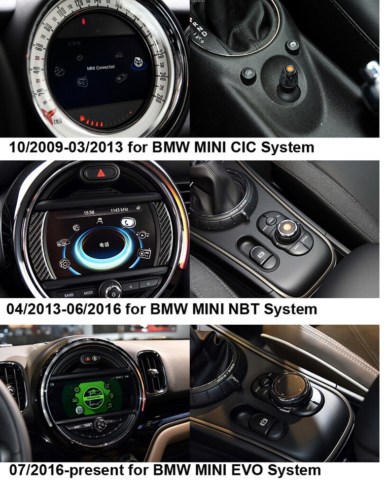 Wireless CarPlay Retrofit Kit for MINI Cooper CIC NBT 2008-2019 6.5 8.8 ...