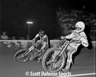 1981 Mike Bast Dennis Robinson IMS 8 X 10 Speedway Motorcycle Racing ...