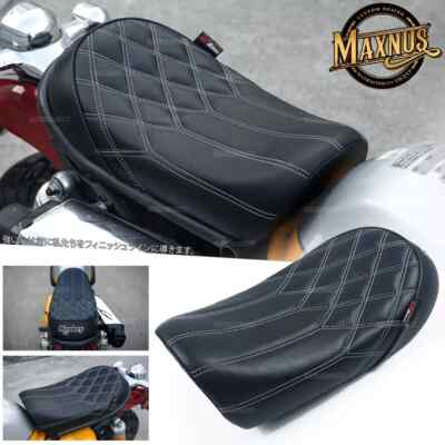 REPLACEMENT SEAT CUSHION CAFE RACER BLACK WITH HONDA Z125 MONKEY 125 ...