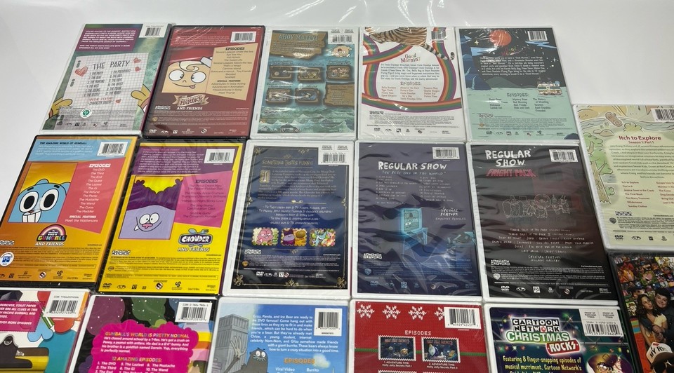 Cartoon Network Lot of 17 DVD - Regular Show Chowder Flapjack Gumball ...