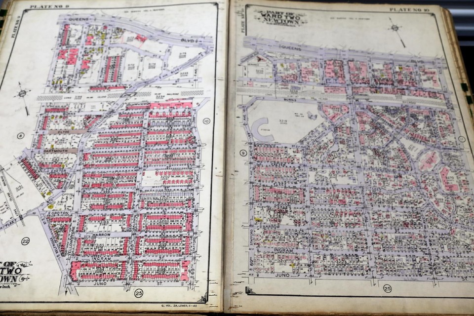 1929 E. BELCHER HYDE ATLAS OF NEW YORK CITY-QUEENS-VOLUME TWO-40+ MAPS ...