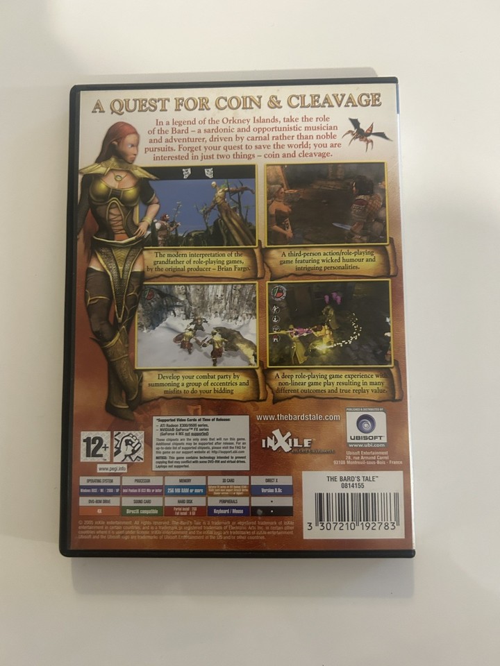The Bards Tale - PC Game DVD-ROM - RPG 2005 | eBay UK
