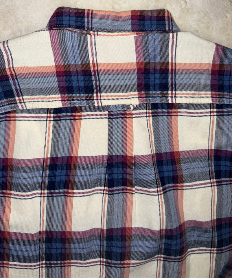 Tommy Bahama Canyon Beach Flannel Window Pane Plaid Stretch LS Mens XXL ...